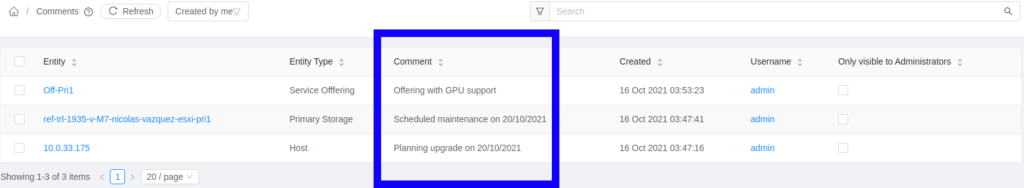 Adding Comments to CloudStack Objects | CloudStack Feature First Look - ShapeBlue