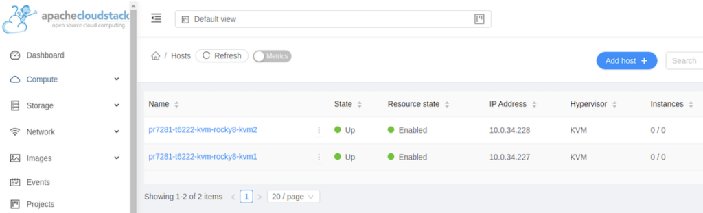Host Control Plane Status I CloudStack Feature First Look - ShapeBlue