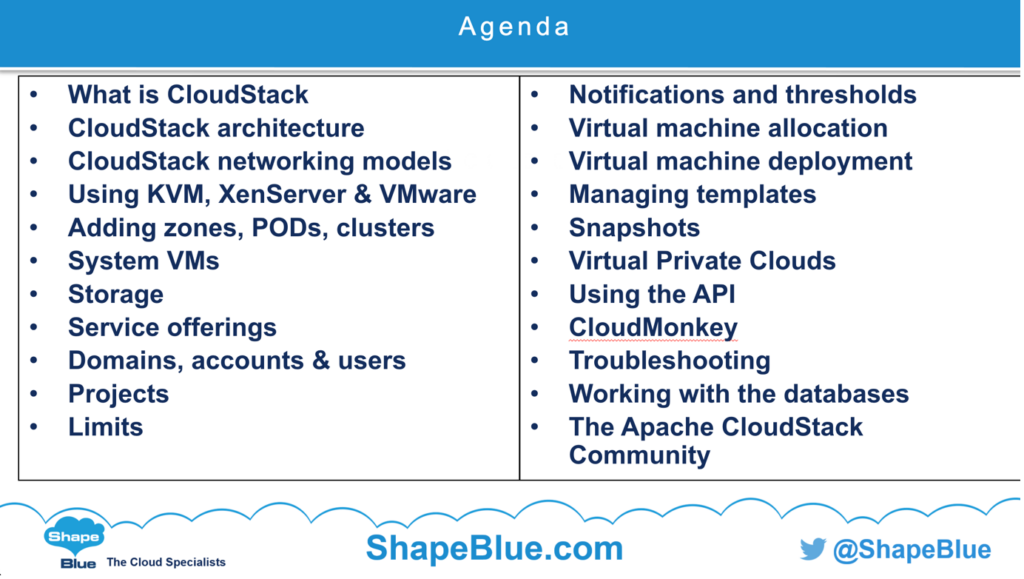 Mastering CloudStack with ShapeBlue’s Apache CloudStack Online ...