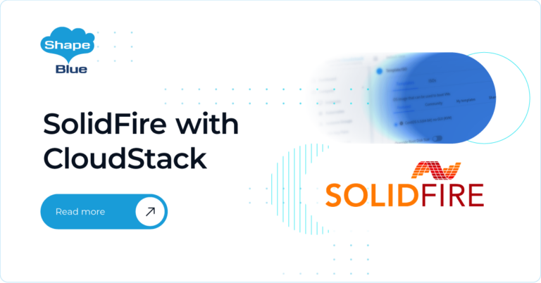 SolidFire with CloudStack - ShapeBlue