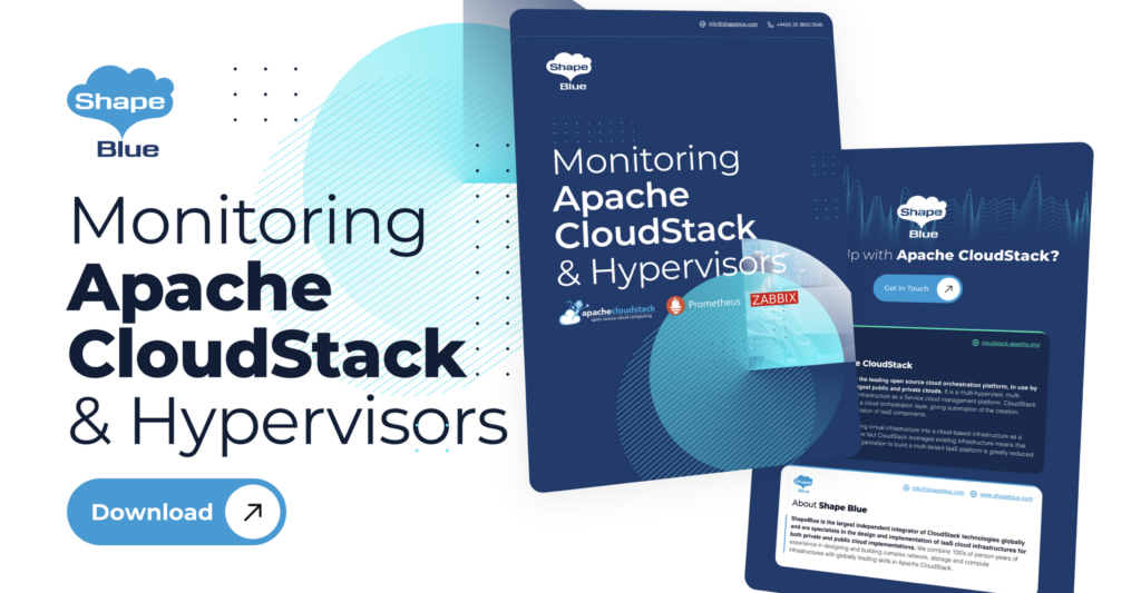 Monitoring Apache Cloudstack And Hypervisors Shapeblue 4980