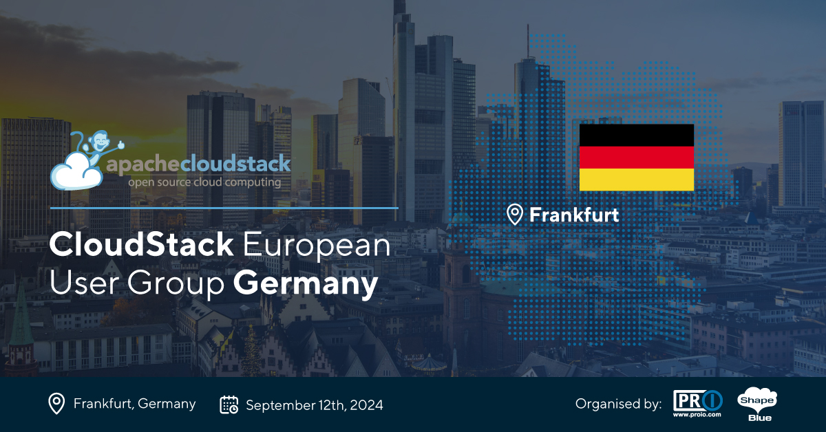 CloudStack European User Group Goes to Frankfurt, Germany - ShapeBlue