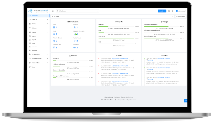 Apache Cloudstack Public Demo Cloud Shapeblue